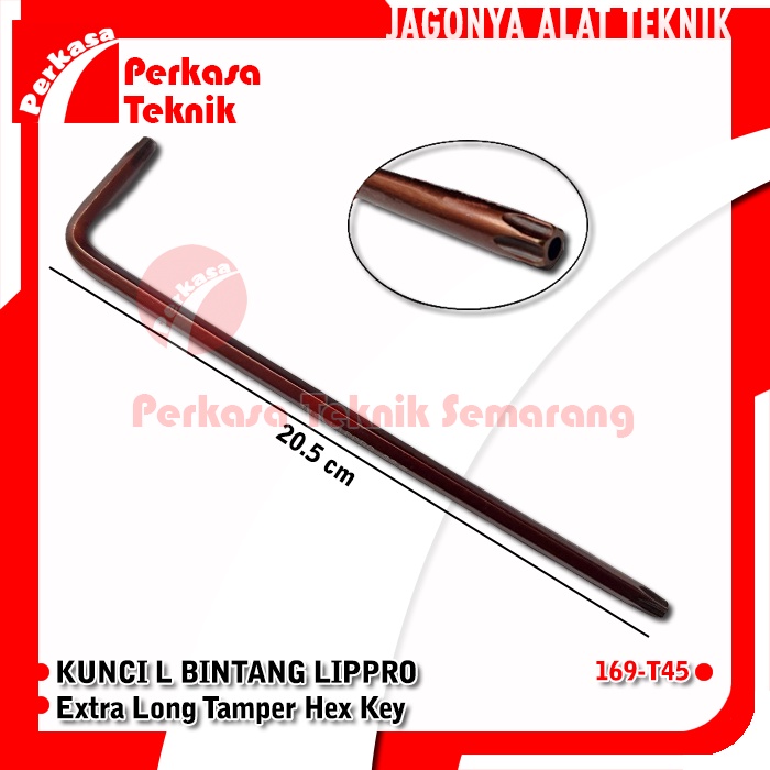 LIPPRO 169-T45 Extra Long Star L Key Extra Long Hole ขายปลีก | Shopee ...