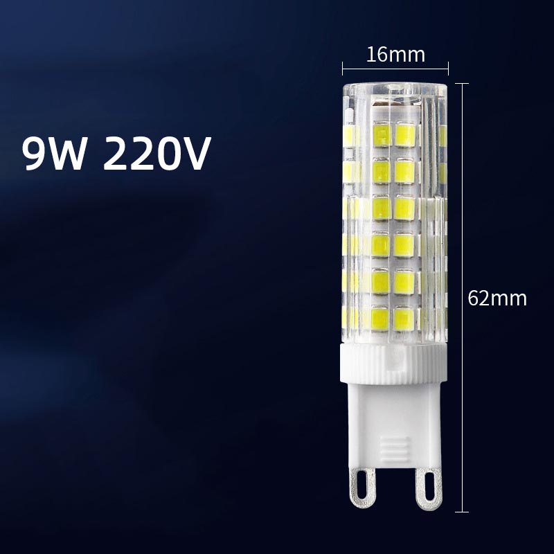 G9 หลอดไฟเซรามิค LED AC 220V 3W 5W 7W 9W ความสว่างสูง สปอตไลท์ G9 หลอดไฟ LED 3W 5W 7W 9W หลอดไฟ ...
