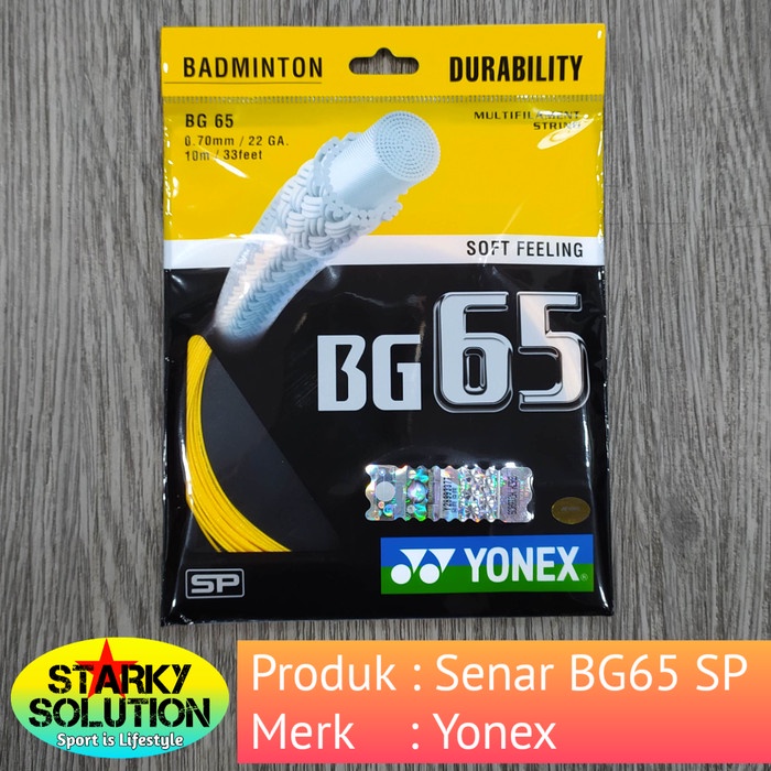 Yonex BG65 BADMINTON String - BG 65 SUNRISE SP ของแท้ | Shopee Thailand
