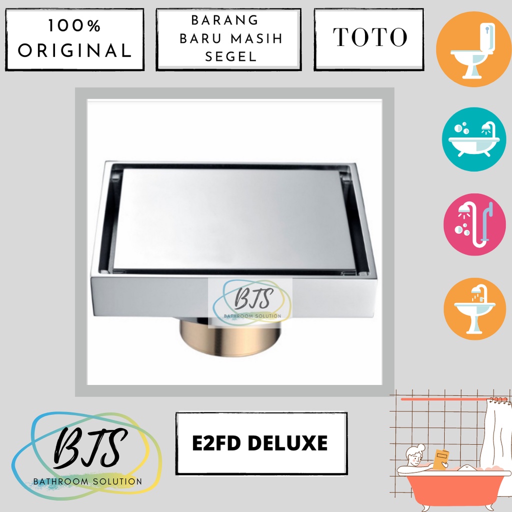 ท่อระบายน้ําชั้น/ท่อระบายน้ําชั้นอัจฉริยะ TOTO ECO E2FD DELUXE / E2FD/ ECO KOTAK | Shopee Thailand