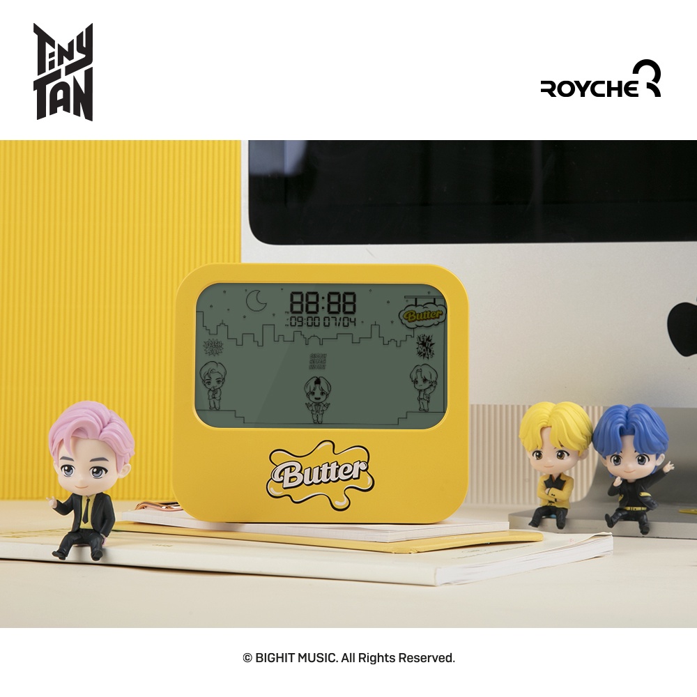[BTS OFFICIAL] TINYTAN Butter Table Clock | Shopee Thailand