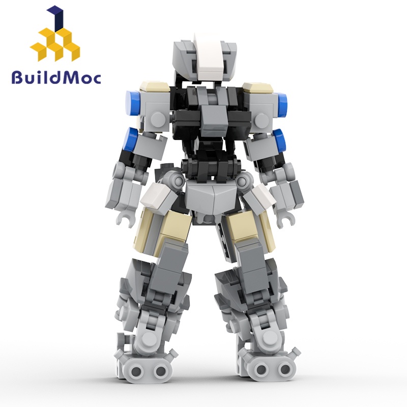 Buildmoc ของเล่นตัวต่อ หุ่นยนต์ทหาร Mecha สําหรับเด็ก 156 ชิ้น MOC ...