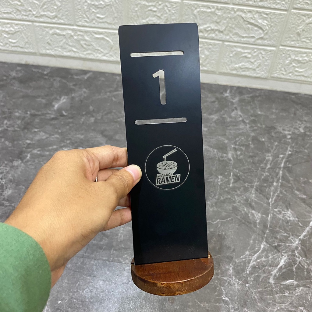 Acp Table Number 20cm Cafe Restaurant Table Marker | Shopee Thailand