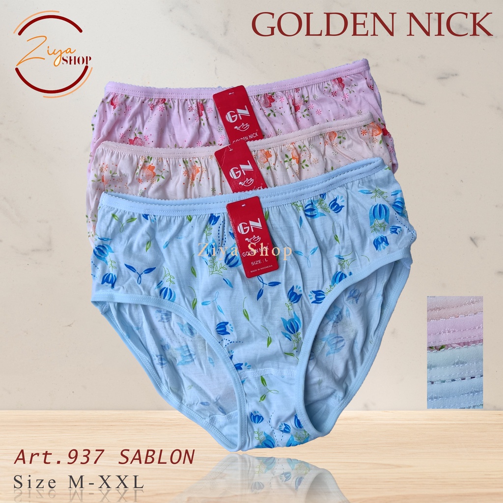 (3pc) Cd Golden Nick 937s | กางเกงชั้นในสตรีพิมพ์ลายสกรีน | ซีดีผู้หญิง ...