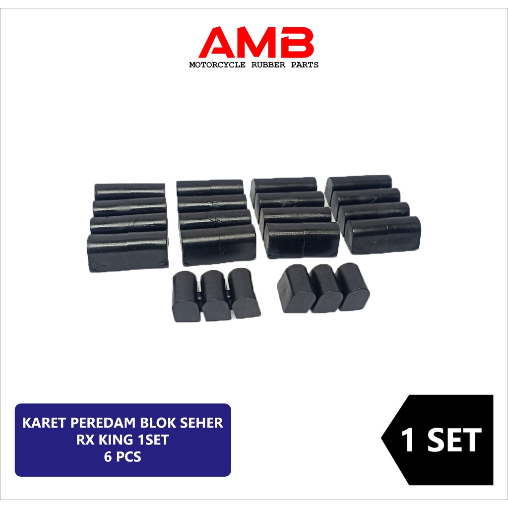 Harmonyka RUBBER DAMPERING GANJEL RX KING RXKING SEHER BLOCK 1 ชุด 6 ...
