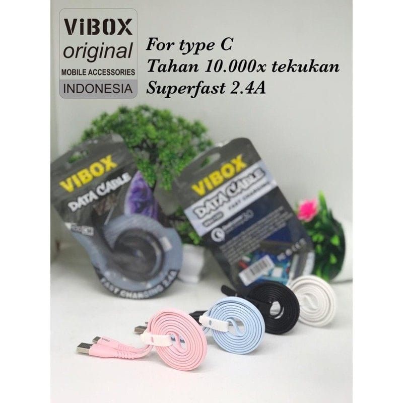 Ss VIBOX สายเคเบิลข้อมูล TYPE-C 200 ซม.VIBOX สายชาร์จ USB TYPE C 2M ...