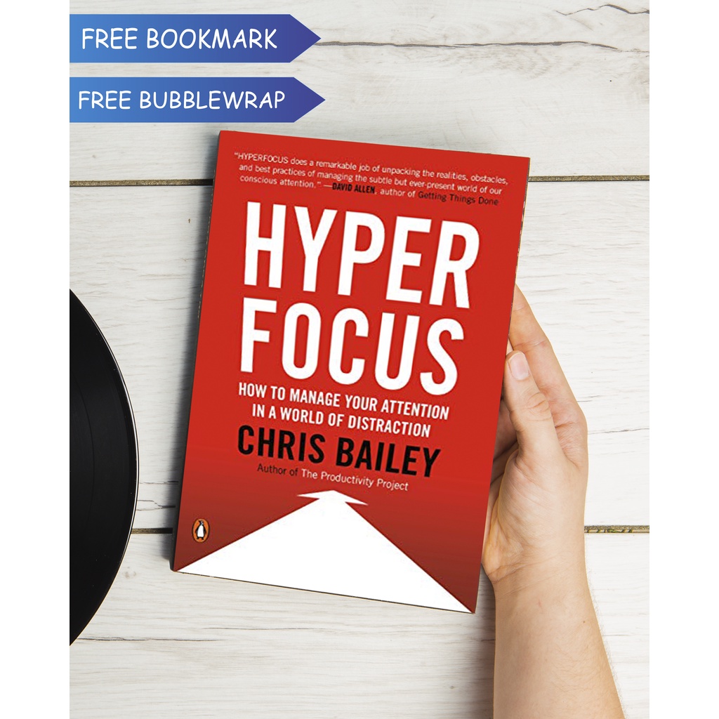 (ภาษาอังกฤษ) Hyperfocus: วิธีผลิตภัณฑ์มากขึ้นในโลกของการลบโดย Chris Bailey | Shopee Thailand