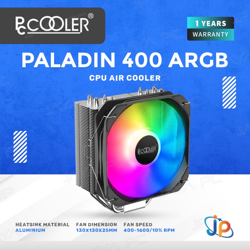 พัดลมระบายความร้อน CPU Pccooler Paladin 400 ARGB | Shopee Thailand
