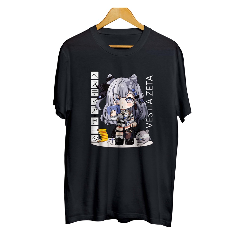 Chibi VESTIA ZETA vtuber อะนิเมะ infinite distro เสื้อยืด - HOLOLIVE ID ...