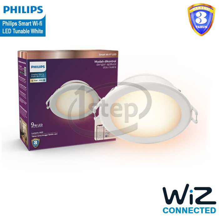[Smart ] Philips Smart Wifi Downlight Led 9 Watt Wiz Tunable White [โคม ...
