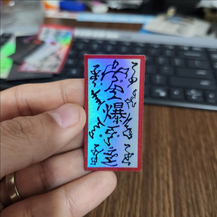 สติ๊กเกอร์โฮโลแกรมอนิเมะ - PSH1480 - Naruto - Paper Bomb | Shopee Thailand