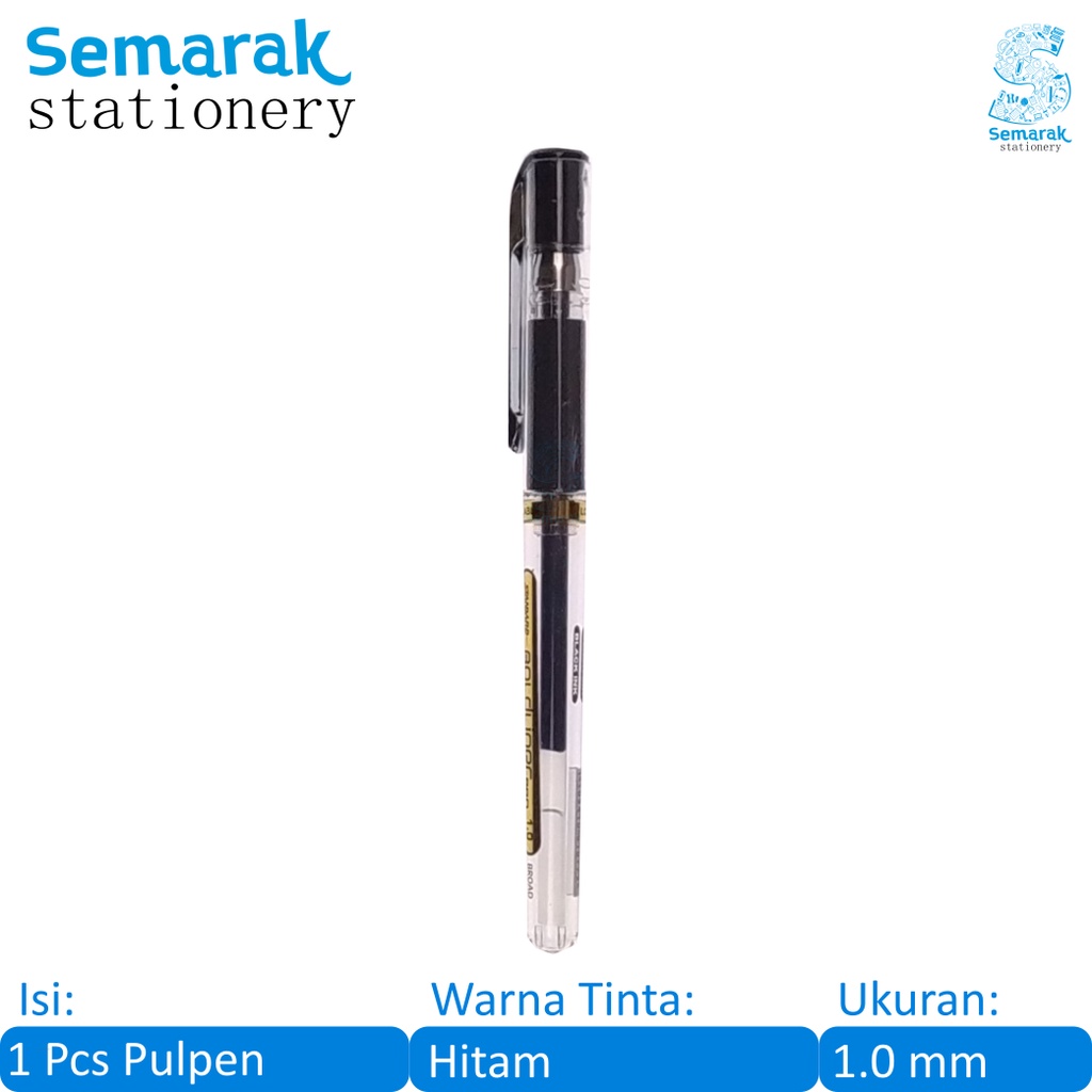 Standard Boldliner Pro Signature Pen 1.0 ปากกาเจลลายเซ็นแบบหนา - สีดํา ...