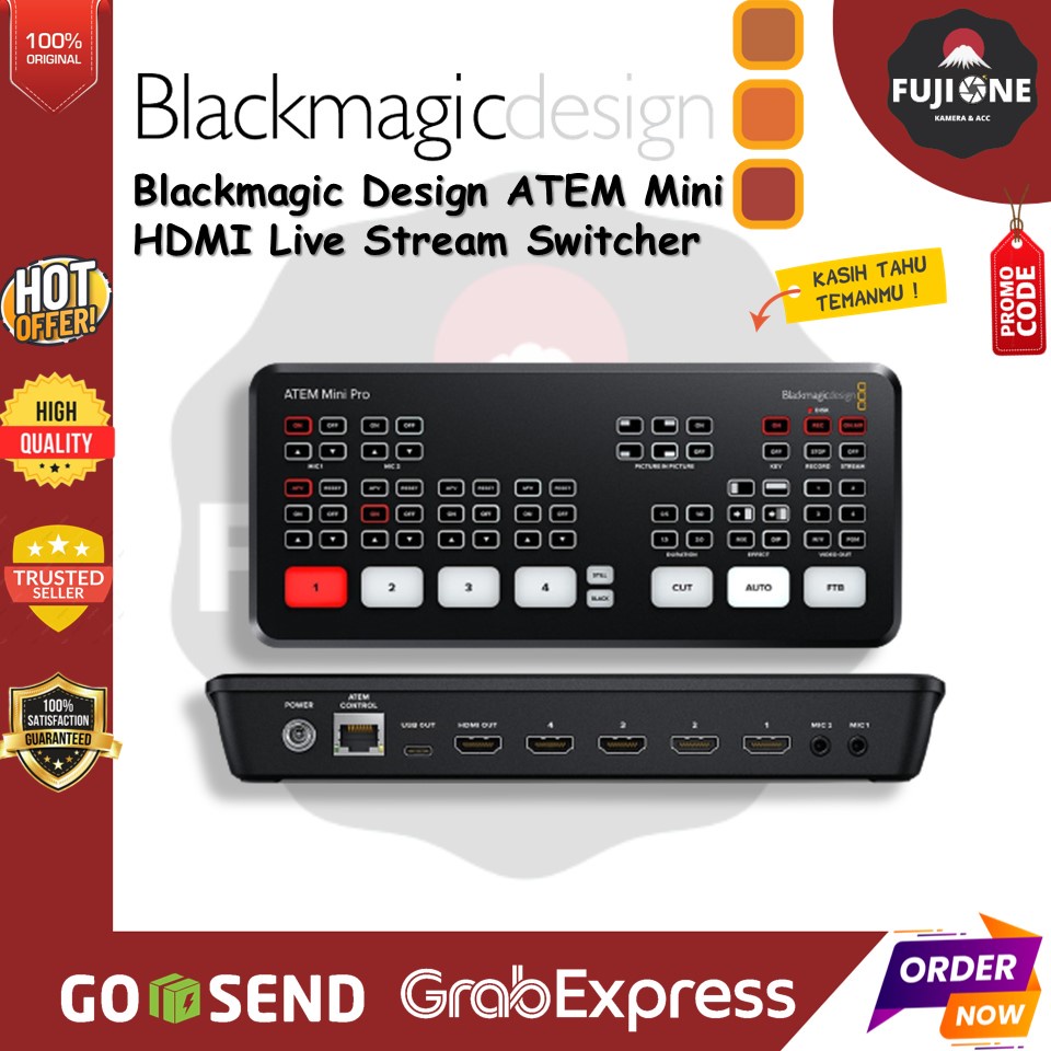 Blackmagic Design ATEM Mini HDMI Live Stream Switcher | Shopee Thailand