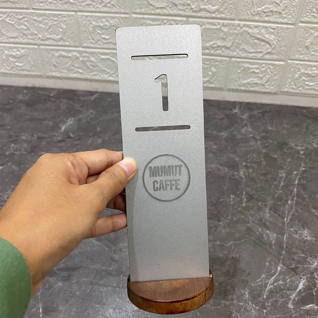 Acp Table Number 20cm Cafe Restaurant Table Marker | Shopee Thailand