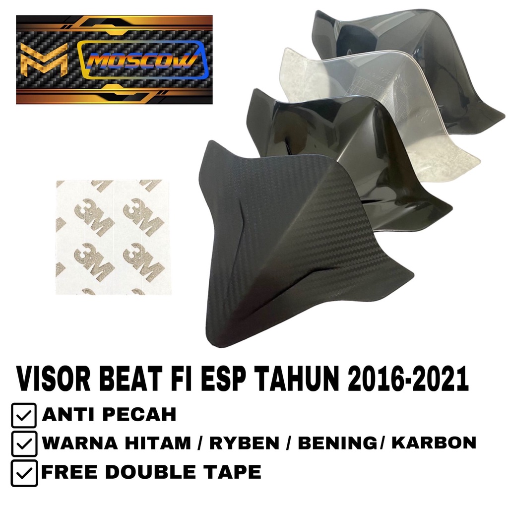 WINDSHIELD VISOR + ADHESIVE GLUE PNP SERIES MOSCOW ORI BEAT FI ESP ...