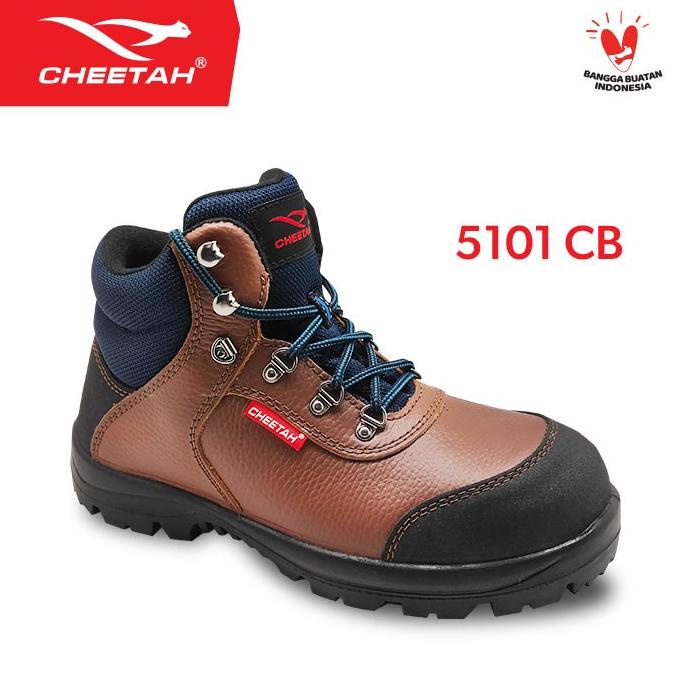 5101 CB - Cheetah - รองเท้าเซฟตี้ โพลียูรีเทน พื้นสองชั้น สีน้ําตาล ...