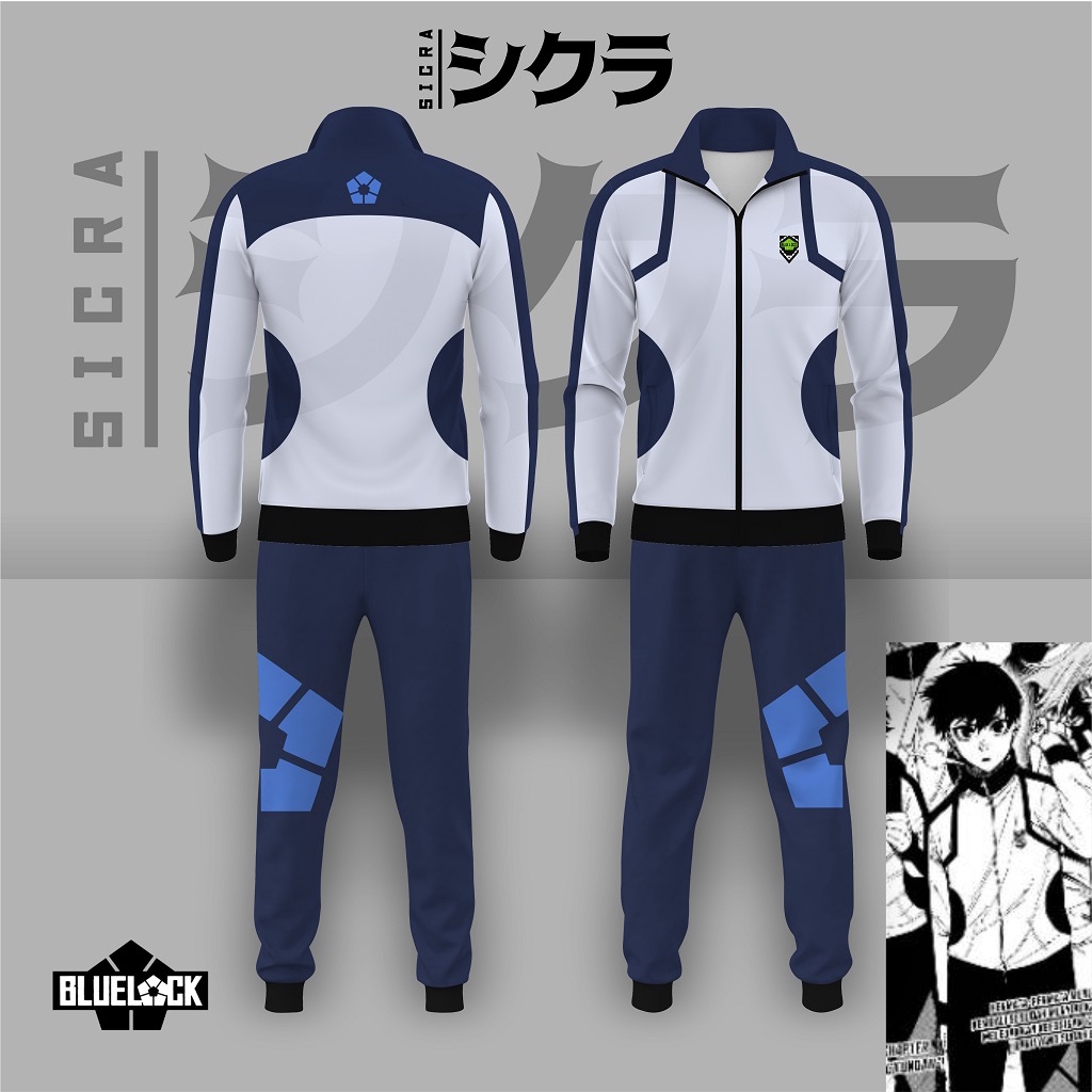Blue Lock Training Track Top Anime Cosplay Ball Manga Jacket | Shopee ...