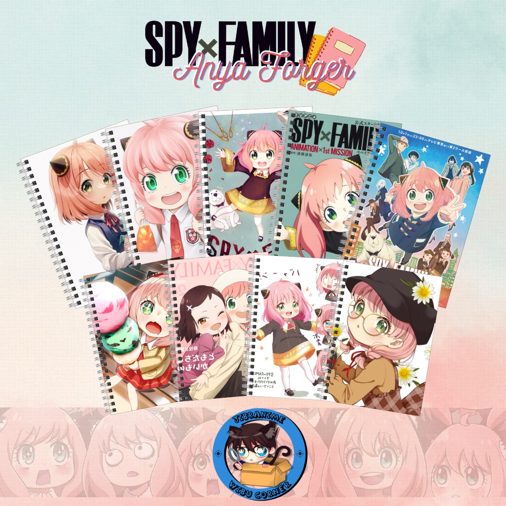 สมุดโน้ต spy x family note book Everya forger note book | Shopee Thailand