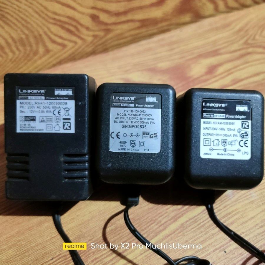 Linksys Adapter 12v 500mA 0.5a Original Transformer Adapter switch เราเตอร์ | Shopee Thailand