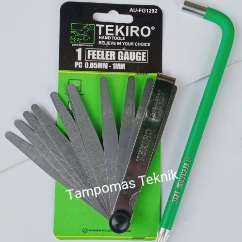ชุดกุญแจชุดวาล์ว + Fuller Gauge Tekiro Feeler 0.05-1mm | Shopee Thailand