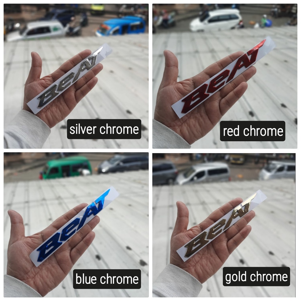 Honda BEAT MOTORCYCLE BODY EMBLEM บรรจุ 2 คุณภาพดั้งเดิม | Shopee Thailand