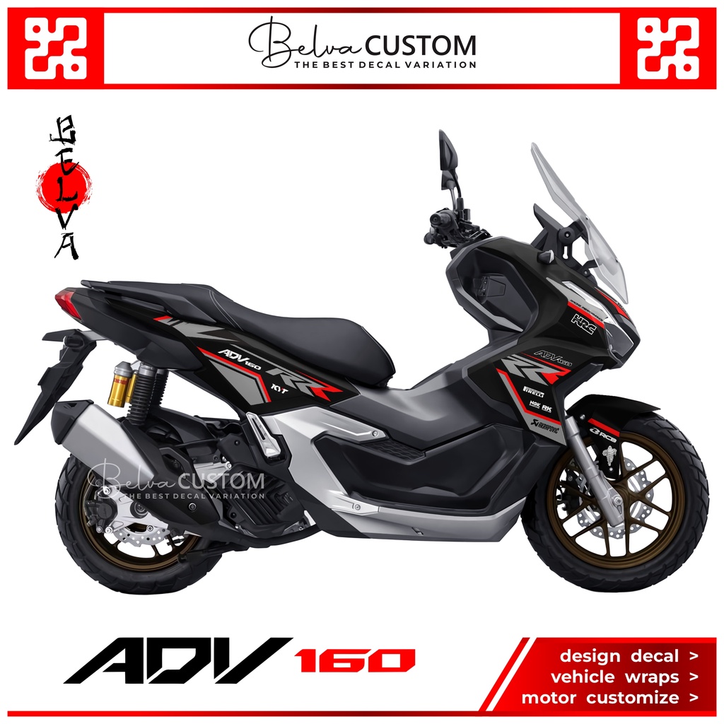 Striping ADV 160 Livery Fireblade racing - New Honda ADV 160 Motorcycle ...