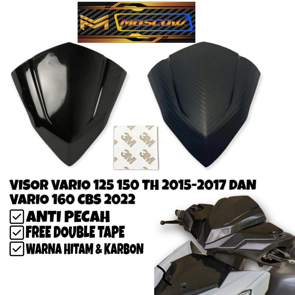 WINDSHIELD VISOR + ADHESIVE GLUE PNP SERIES MOSCOW ORI BEAT FI ESP ...