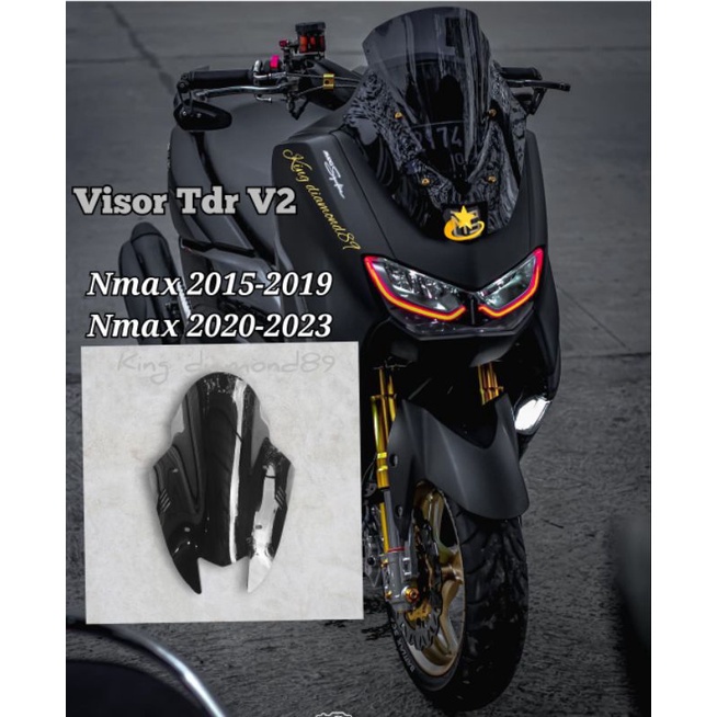 กระจกบังลม รุ่น TDR Fin nmax new nmax 2020 2021 2023 | Shopee Thailand
