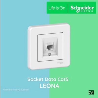 Schneider LAN CAT 5 / CAT 6 SOCKET OUTLET / STOP CONTACT DATA RJ45 ...
