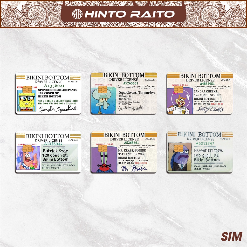 สติกเกอร์ไวนิล ลาย Spongebob SIM Series ATM Card สําหรับติดตกแต่ง ...