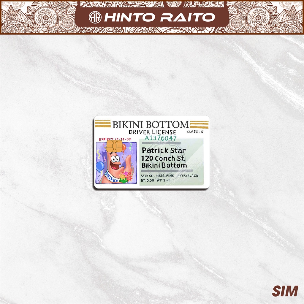 สติกเกอร์ไวนิล ลาย Spongebob SIM Series ATM Card สําหรับติดตกแต่ง ...