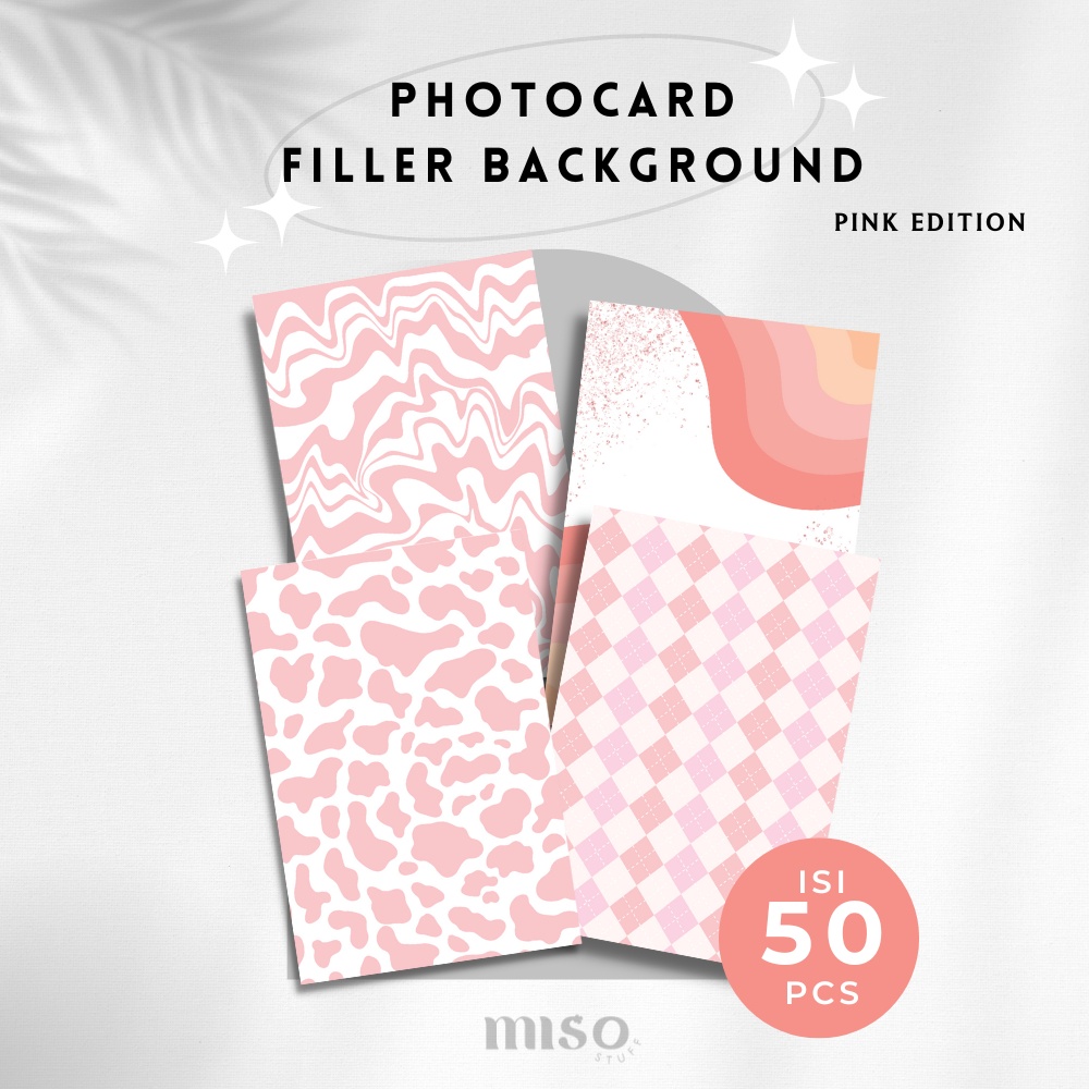 Photocard พื้นหลัง/Photocard ฟิลเลอร์พื้นหลัง/PC Binder Filler Kpop ...