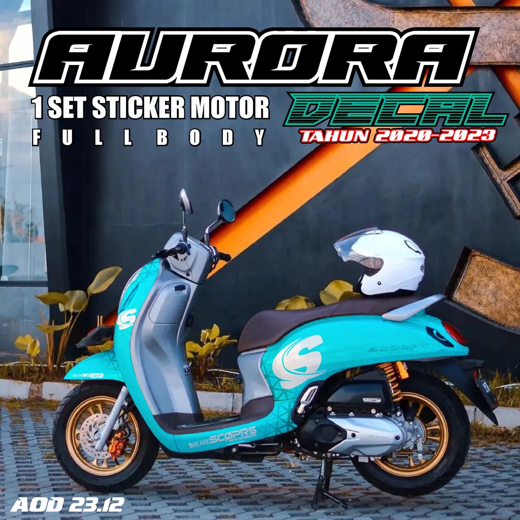 Most Decal สติกเกอร์ LATEST SCOOPY Striping สติกเกอร์ FULL BODY DESIGN ...