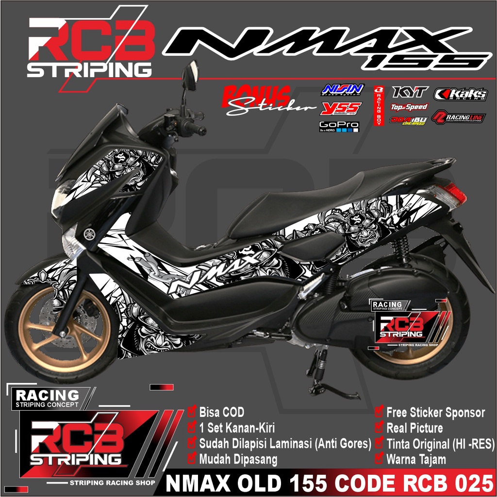 สติกเกอร์ติดสเก็ตช์ภาพ NMAX OLD 2015 2016 2017 2018 2019 - OLD NMAX ...