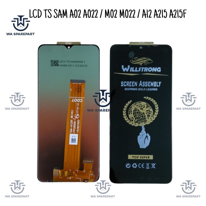 หน้าจอสัมผัส LCD SAMSUNG A02 A022 / M02 M022 / A12 A125 A125F ORIGINAL ...