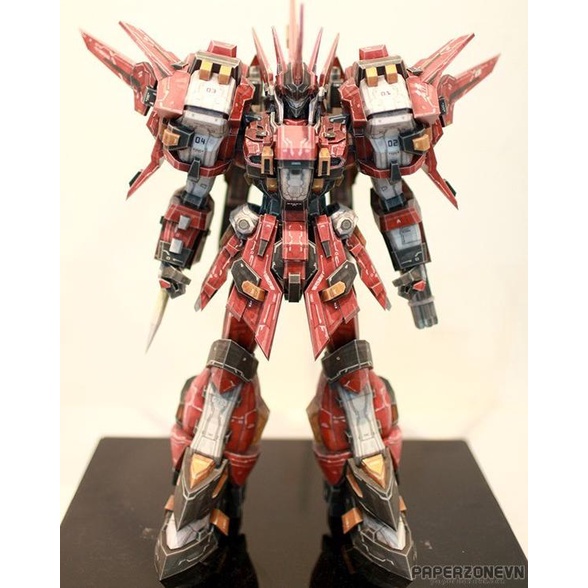 DIY Papercraft RIESE Mecha Robot Pattern Sheet ความสูง 48cm BC160g ...