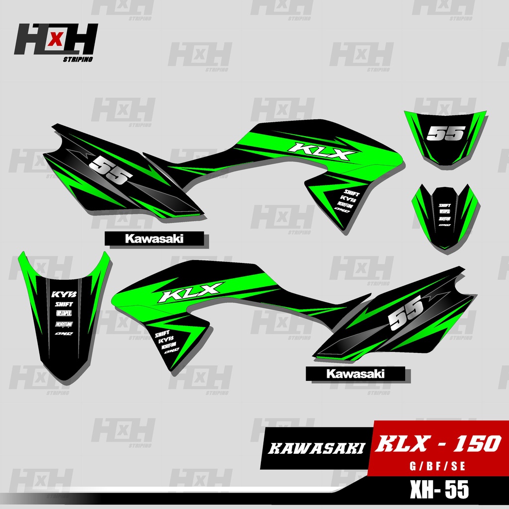 Klx 150g BF SE XH-55 สติ๊กเกอร์เรียงภาพหลากหลาย | Shopee Thailand