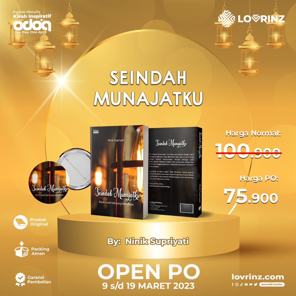 หนังสือนวนิยายที ่ สวยงามพอๆ กับ Munajutku โดย Ninik Supriyati - Lovrinz Publisher | Shopee Thailand