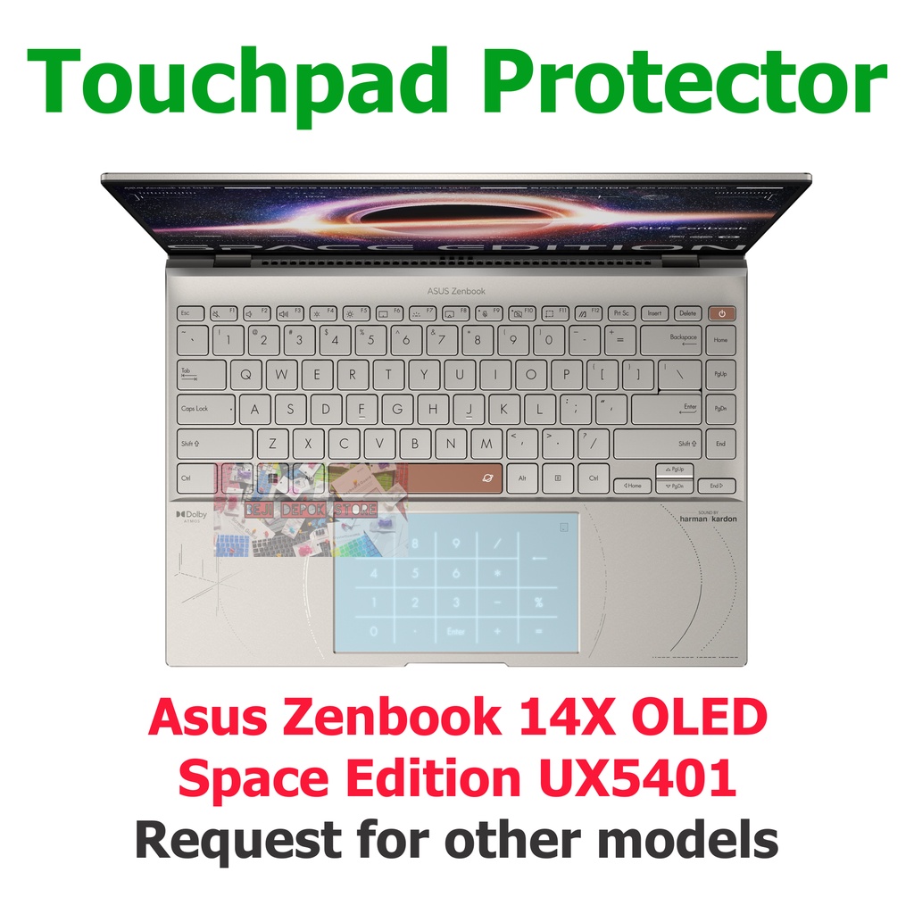 ทัชแพด Trackpad Protector Asus Zenbook 14X OLED Space Edition UX5401 ...