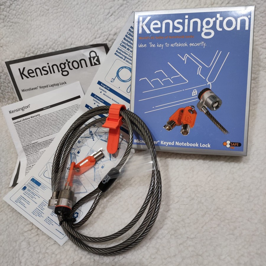 Kensington MicroSaver Keyed LAPTOP Lock K64598US LAPTOP KEY | Shopee ...