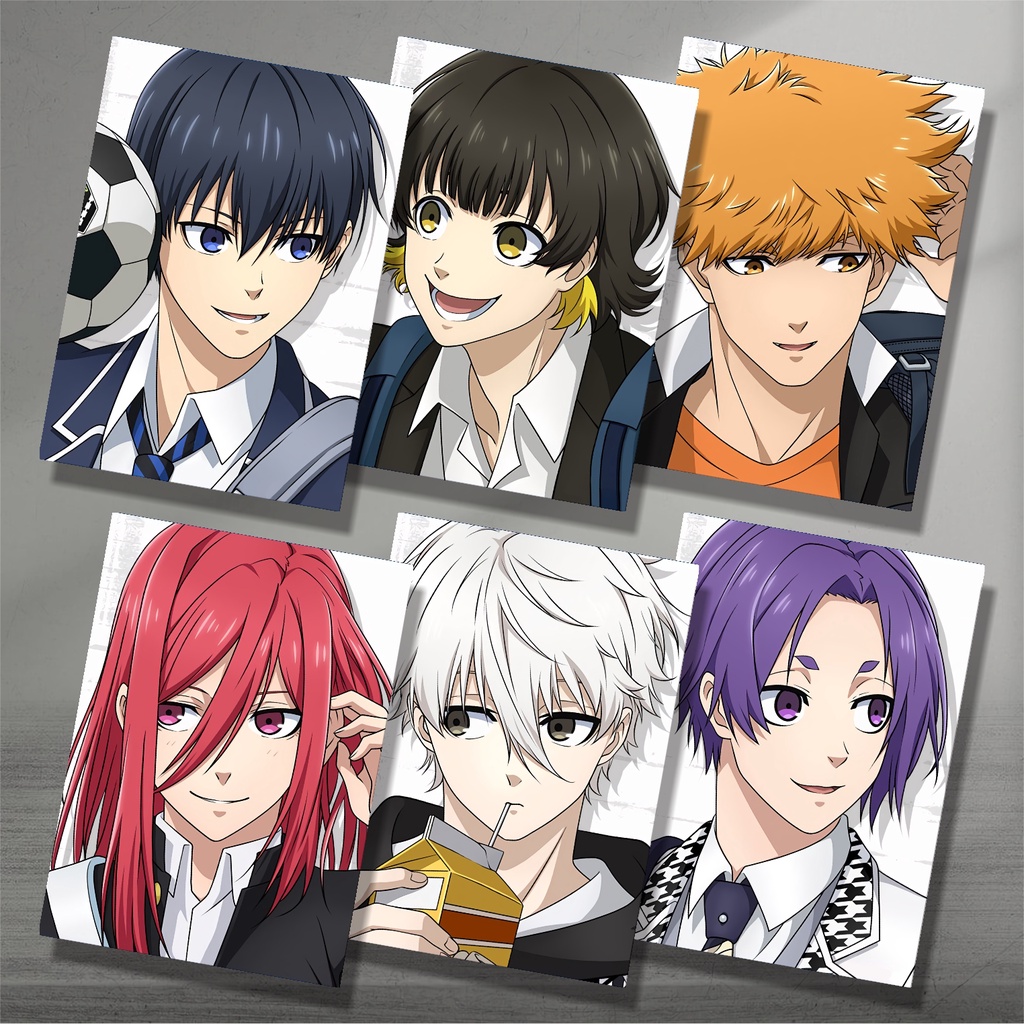A4 โปสเตอร์คอลเลกชันอะนิเมะ Blue Lock A - Isagi Bachira Chigiri Barou ...