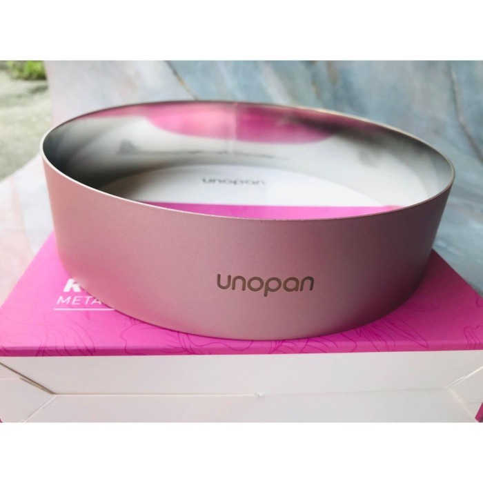 Unopan Un2713-15 ซม. แหวนโลหะ ทรงกลม (กุหลาบเมทัลลิก) / ชีสเค้ก 15 ซม. ...