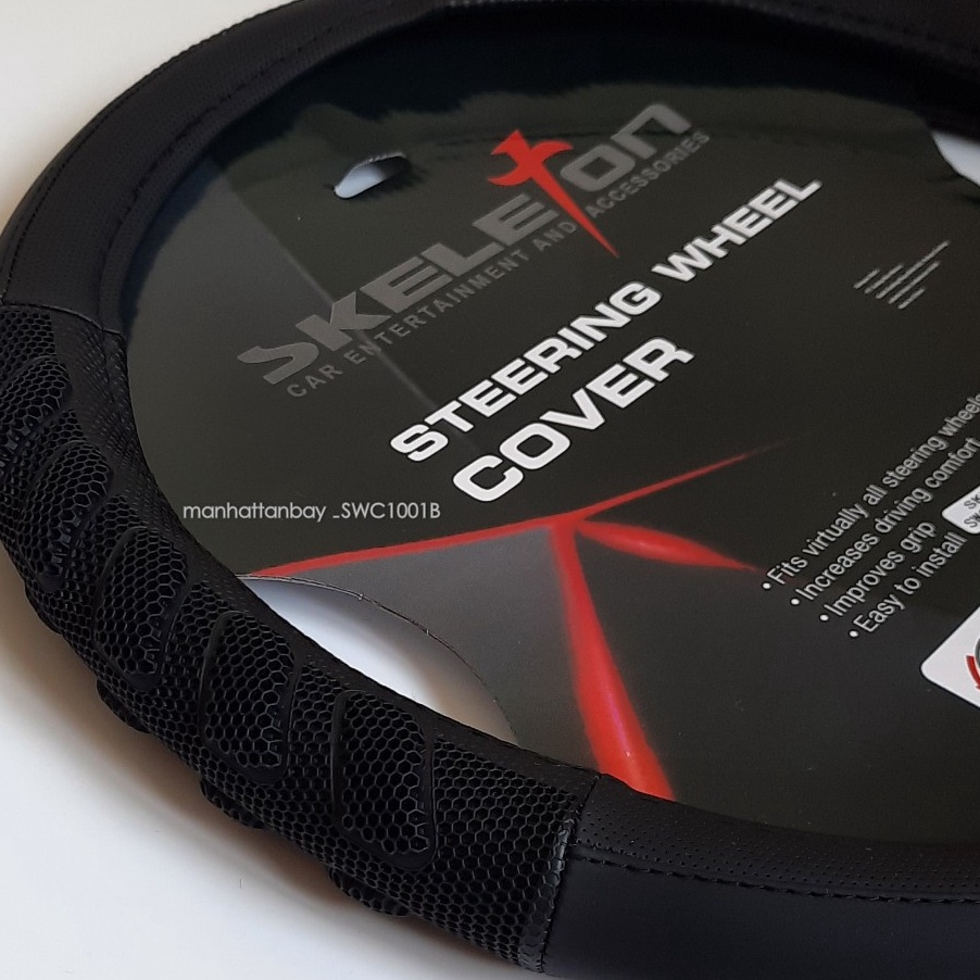 ลดราคา ปลอกหุ้มพวงมาลัยรถยนต์ SKT-A SWC1001B | Shopee Thailand