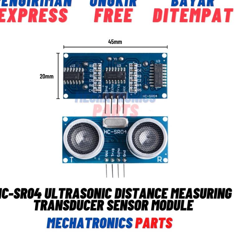 พร้อมส่ง เซนเซอร์วัดระยะทาง HC SR04 SR04 ULTRASONIC 05G | Shopee Thailand