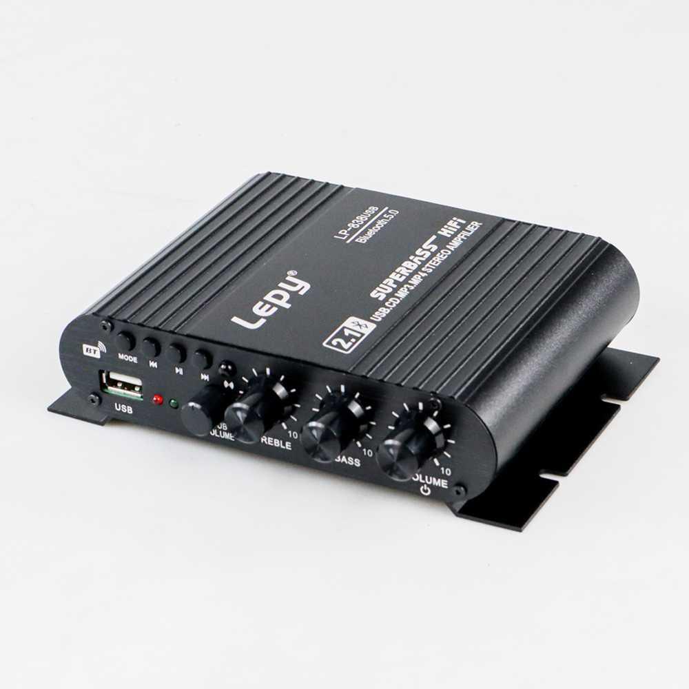 Lepy เครื่องขยายเสียงบลูทูธ USB HiFi พร้อมรีโมต LP-838USB | Shopee Thailand