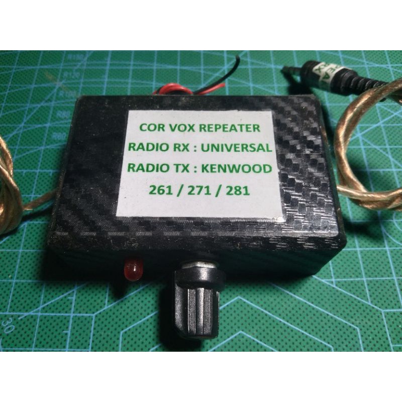 Cor VOX REPEATER RIG, RADIANO RX UNIVERSAL, RADIO TX KENWOOD TM 261 ...