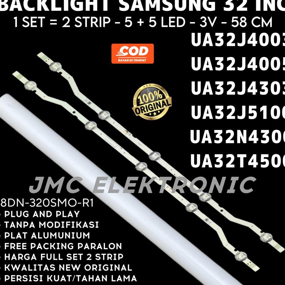 ใหม่ หลอดไฟแบ็คไลท์ LED TV SAMSUNG 32N4300 UA32J4003 UA32N4300 ...