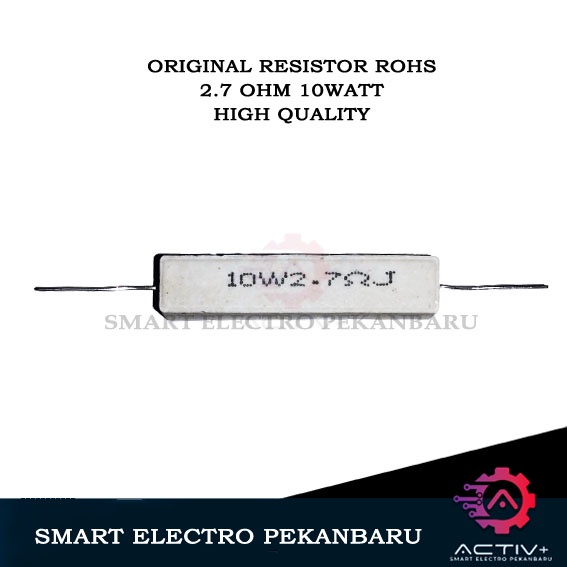 Original ROHS RESISTOR 10WATT 2.7 OHM 2R7 Lime RESISTOR 10WATT 2.7OHM ...