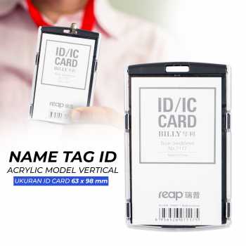 Reap Name Tag ID อะคริลิครุ่นแนวตั้ง 7117 | Shopee Thailand