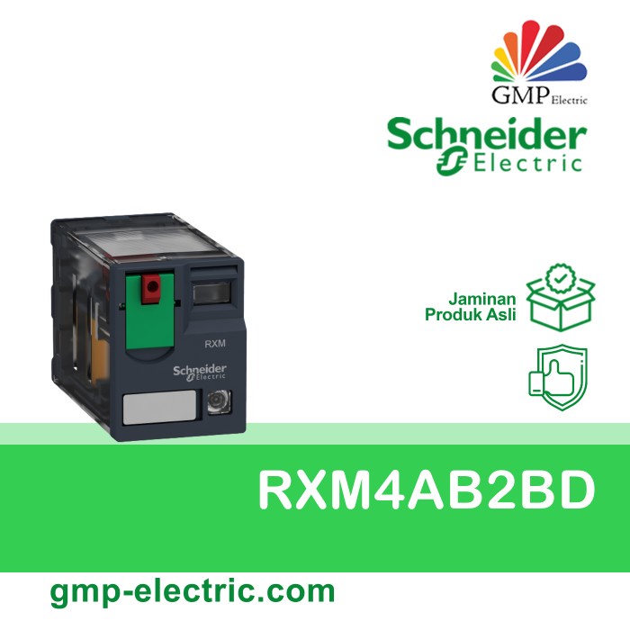 รีเลย์ Schneider 4-pin 14vdc 6A Rxm4ab2bd | Shopee Thailand